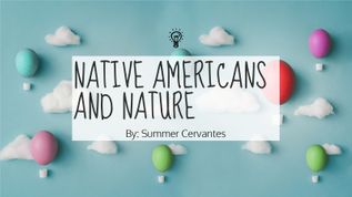 Native Americans and Nature at emaze Presentation