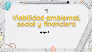 Viabilidad ambiental, social y financiera at emaze Presentation