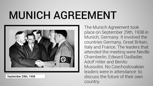 Munich Agreement at emaze Presentation