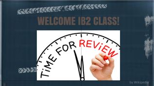 WELCOME IB2 CLASS! at emaze Presentation