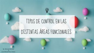 TIPOS DE CONTROL EN LAS DISTINTAS ÁREAS FUNCIONALES at emaze Presentation