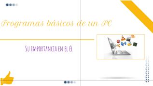 Programas básicos de un PC at emaze Presentation