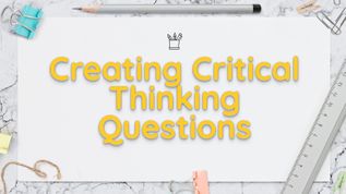 Creating Critical Thinking Questions at emaze Presentation