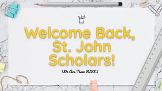 56 Welcome Back Scholars at emaze Presentation