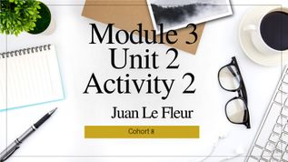 Module 2 Unit 2Activity 2 Juan Le Fleur at emaze Presentation