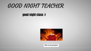 good night teacher at emaze Presentation