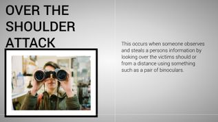 Over the shoulder attack at emaze Presentation