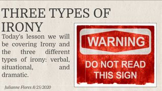 Three Types of Irony at emaze Presentation