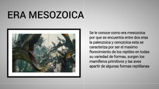 Era mesozoica at emaze Presentation
