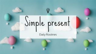 Simple present at emaze Presentation