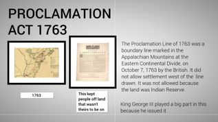 Proclamation Act 1763 at emaze Presentation