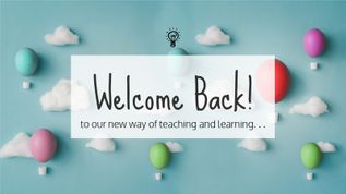 Welcome Back! at emaze Presentation