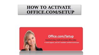 How to Activate office.comsetup at emaze Presentation