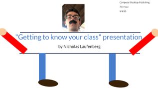 "Getting to know your class" presentation at emaze Presentation