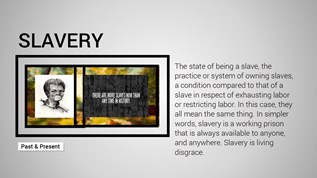 Slavery: Then and Now at emaze Presentation