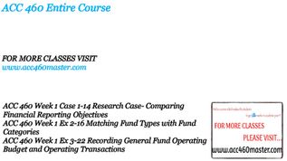 ACC 460 MASTER Education System--acc460master.com at emaze Presentation