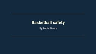 Basketball safety at emaze Presentation