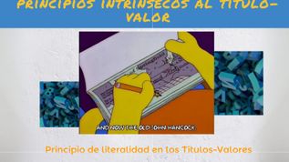 Principio de literalidad en los Titulos-valores at emaze Presentation