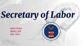 Secretary of Labor at emaze Presentation
