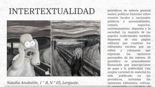 Lenguaje: Intertextualidad copy1 at emaze Presentation
