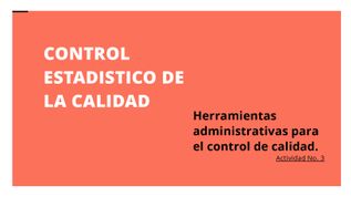 CONTROL ESTADISTICO DE LA CALIDAD at emaze Presentation