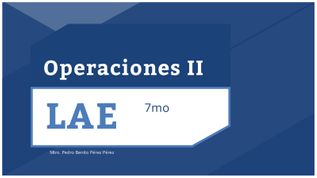 Operaciones II at emaze Presentation
