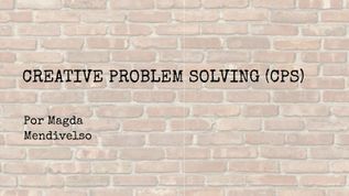 CreativeProblemSolving(CPS) at emaze Presentation