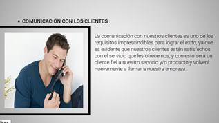 comunicacion con los clientes at emaze Presentation