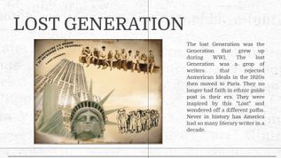 LOST GENERATION at emaze Presentation