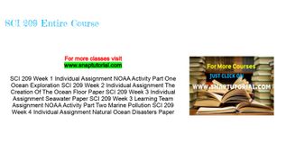 SCI 209 Fantastic Education snaptutorial.com at emaze Presentation