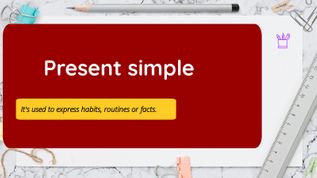 Present simple - Speaking encounter at emaze Presentation