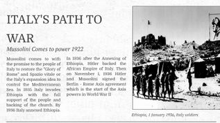 The Path to WWII at emaze Presentation