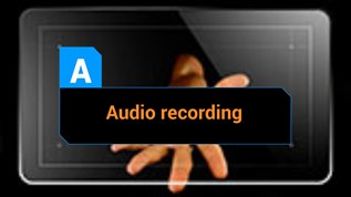 Audio recording at emaze Presentation