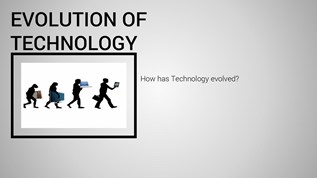The Evolution of Technology at emaze Presentation