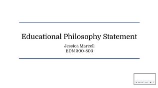 Educational Philosophy Statement at emaze Presentation