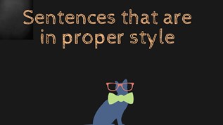 sentence style at emaze Presentation