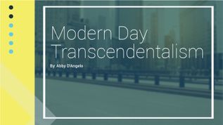 Modern Day Transcendentalism at emaze Presentation