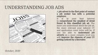 UNDERSTANDING JOB ADS at emaze Presentation