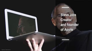 Steve jobs Creator and founder of Apple at emaze Presentation