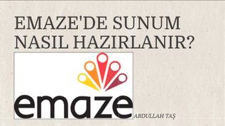 emaze'de sunum nasıl hazırlanır? at emaze Presentation