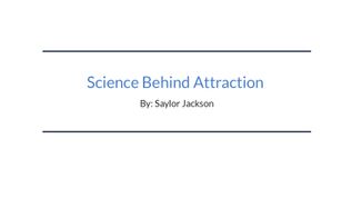 Science behind attraction at emaze Presentation