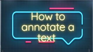 How to annotate a text at emaze Presentation