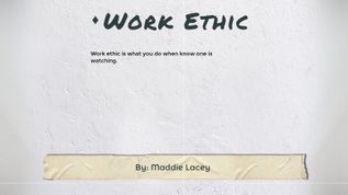 Work ethic at emaze Presentation