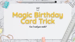 Magic Birthday Card Trick at emaze Presentation