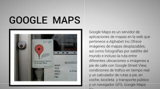 GOOGLE MAPS at emaze Presentation