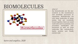 BIOMOLECULES at emaze Presentation