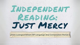 Independent Read: Just Mercy at emaze Presentation