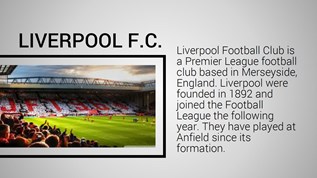 liverpool fc at emaze Presentation