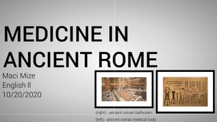 Medicine in ancient rome at emaze Presentation