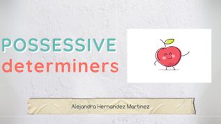 Possessive Determiners at emaze Presentation